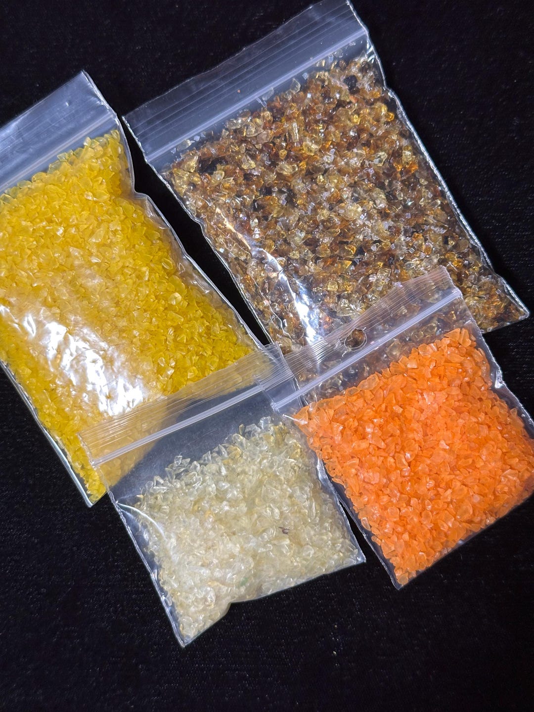 Vintage Colored Glass Shards for Mosaics & Crafts - Set of 4 Bags ...