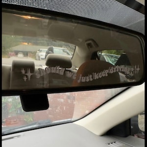 Keep Driving Decal - Etsy