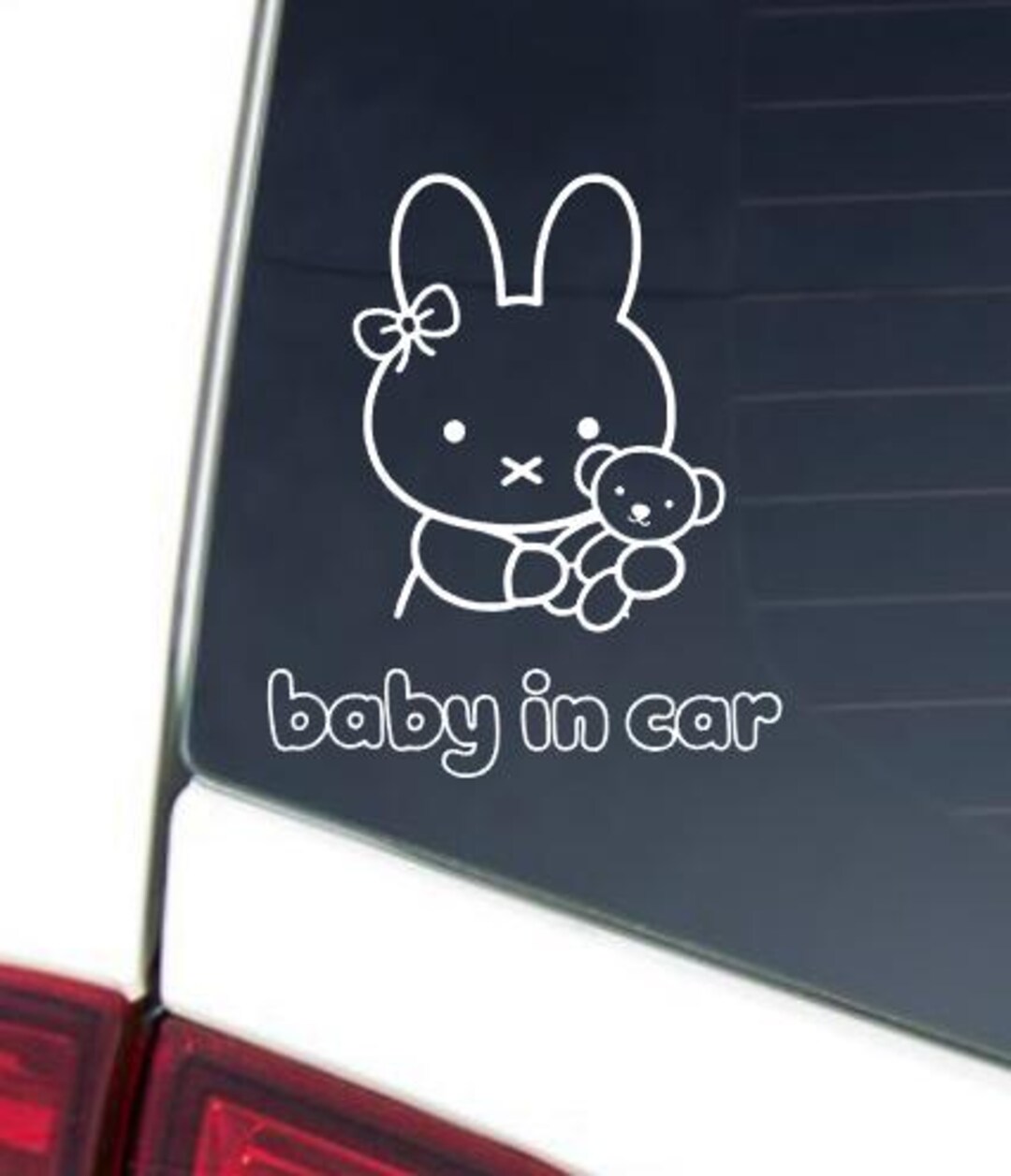 Miffy Baby in Car Decal - Etsy