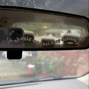 Keep Driving Decal - Etsy
