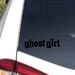Ghost Girl Decal - Etsy