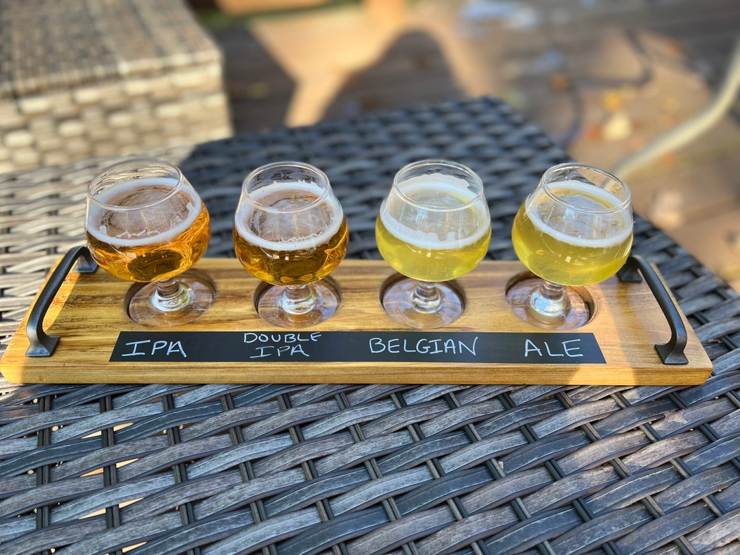 Beer Flight Serving Tray, Wine Flight, Whiskey Flight, Chalkboard ...