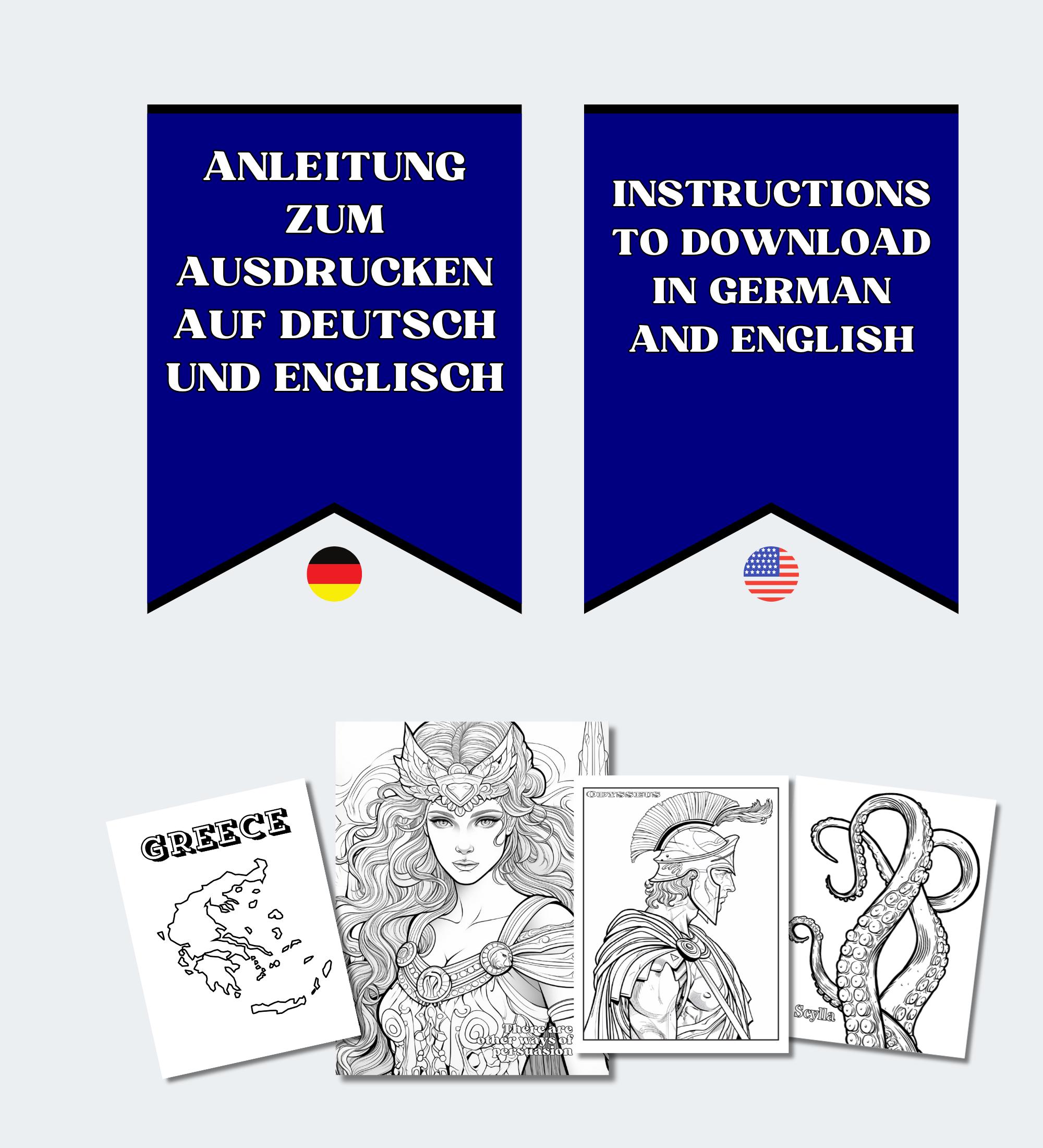 Epic Odysseus Coloring Pages, Coloring Book to Print, Greek Mythology ...