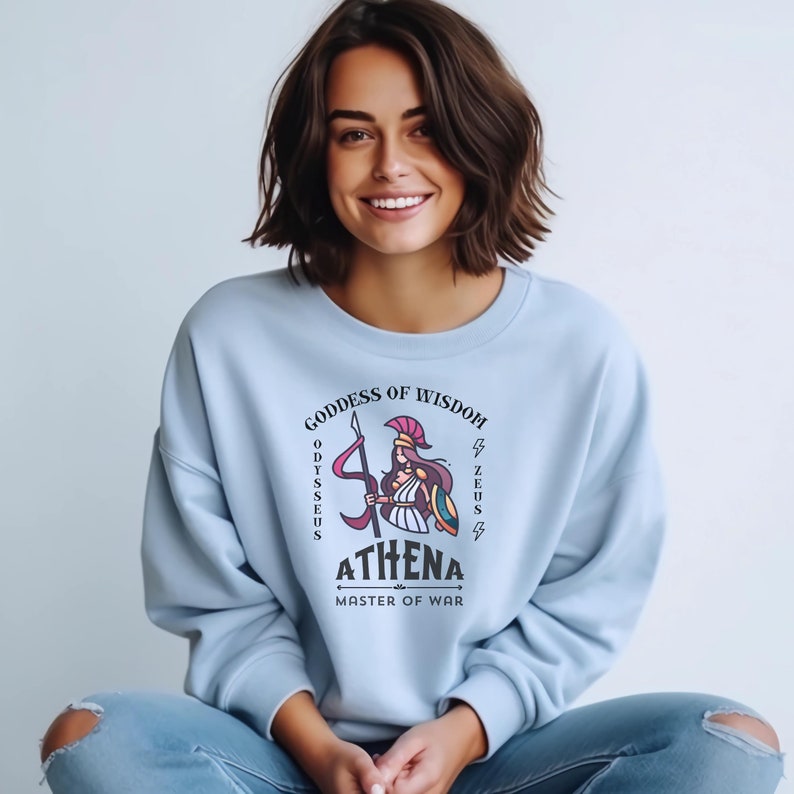Epic Odysseus Sweater, Musical Athena, Greek Mythology Sweater, Goddess ...