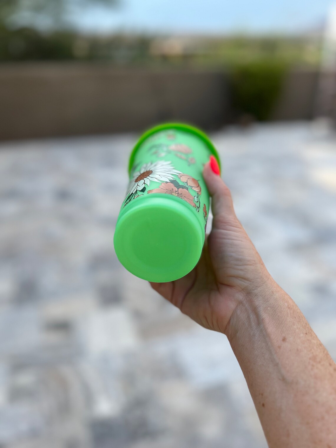 Vintage Garden Flower 24oz Color Changing Cup / Color Changing Cup ...