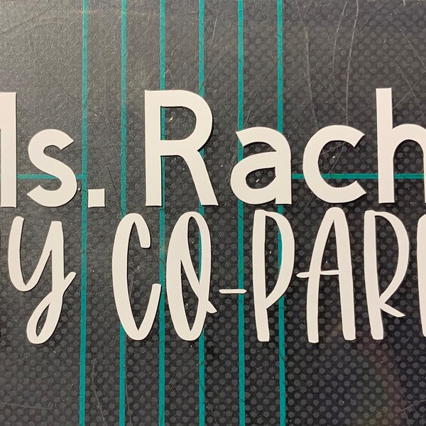 Ms Rachel Decal - Etsy