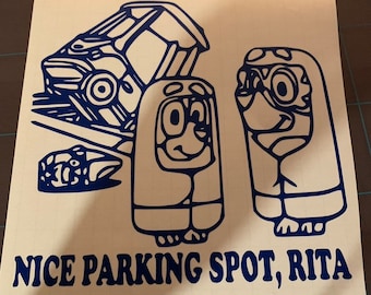 Nice Parking Spot Rita Car Decal | Etsy