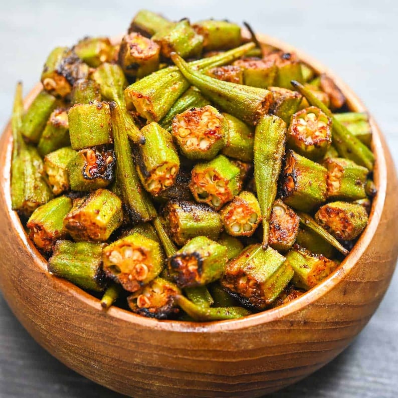 Clemson Spineless Okra Seeds, Non GMO Heirloom USA Southern Ochro Okro ...