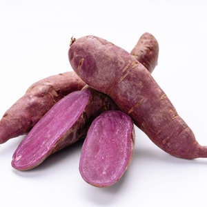 Japanese Purple Organic Sweet Potatoes Yam Potato Tubers Heirloom Non ...