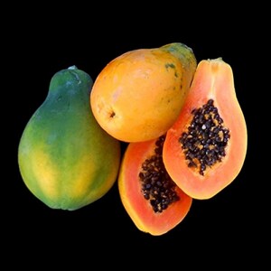 Hawaii Strawberry Papaya Kapoho Solo Papaya Heirloom Seeds Tropical ...
