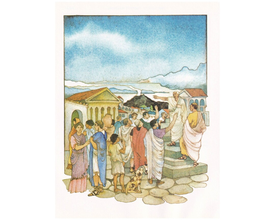 The Dog of Pompeii 1982 by Louis Untermeyer Children's - Etsy