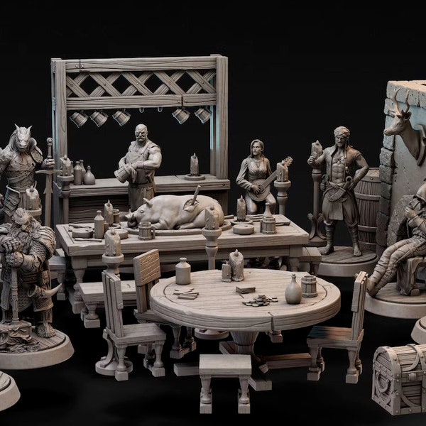 Dnd Miniatures - Etsy UK