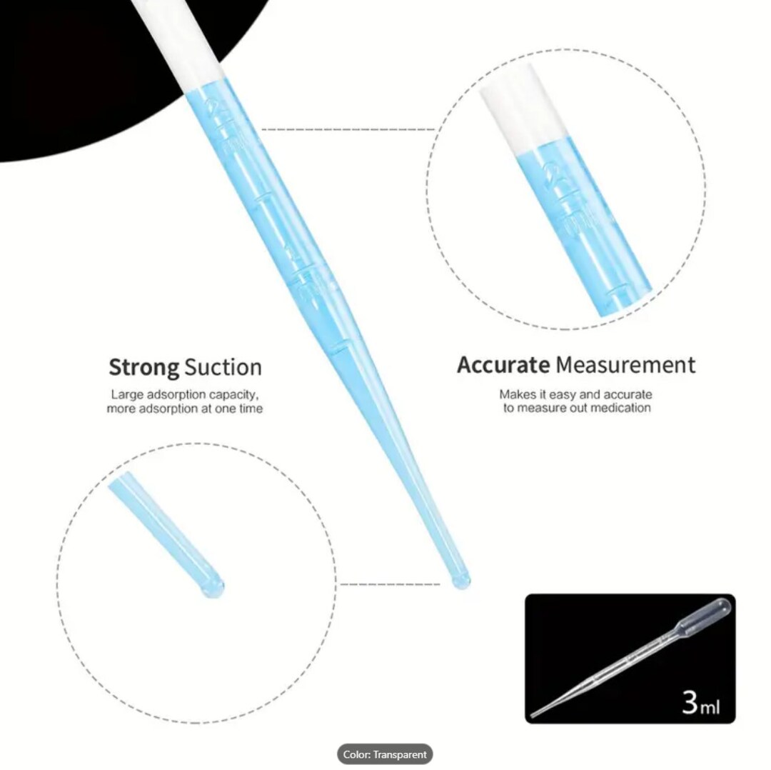 3ml Plastic Disposable Resin Dropper - Etsy