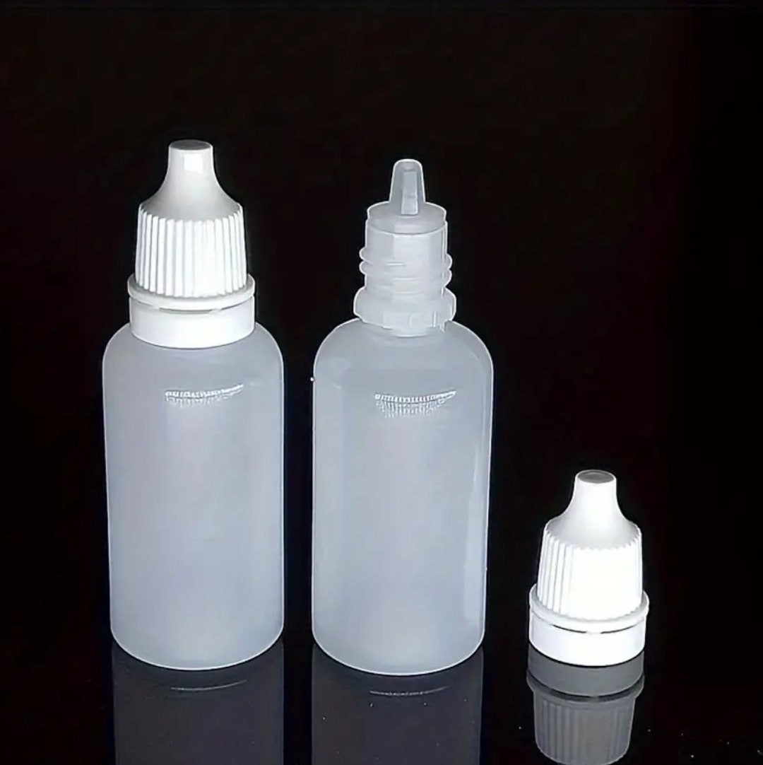 Paint Bottles With Dropper Pipettes + Stainless Steel Mixing Balls ...