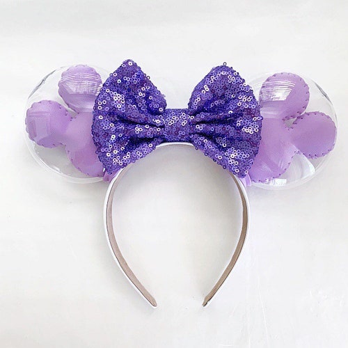 Mickey Balloon Ears Black Confetti Sparkle - Etsy