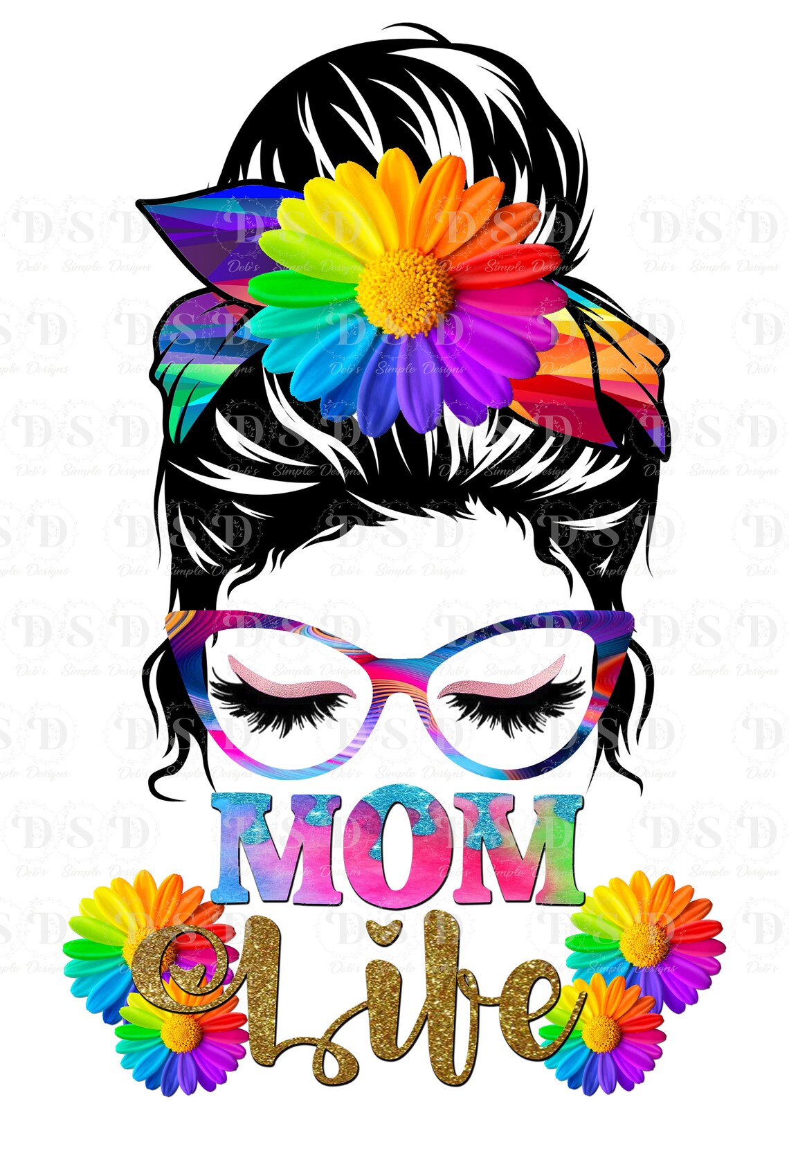 Mom Life, Messy Bun, Mom Bun, Mom Life - Etsy