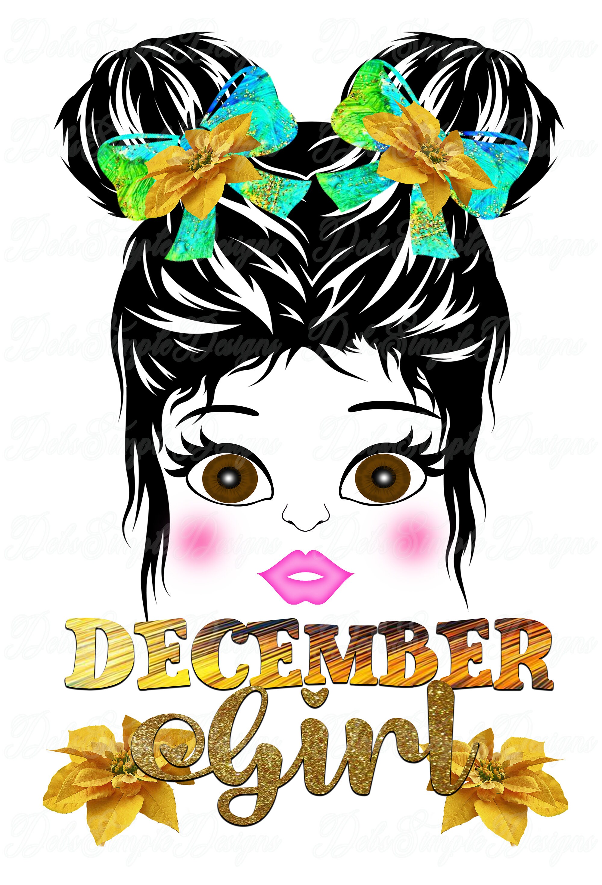 December Little Birthday Girl - Etsy