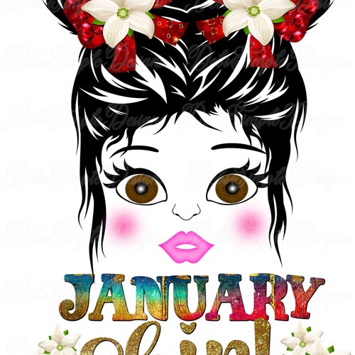 January Birthday Girl / Porcelain Girl / Pair Birthday Girls / - Etsy