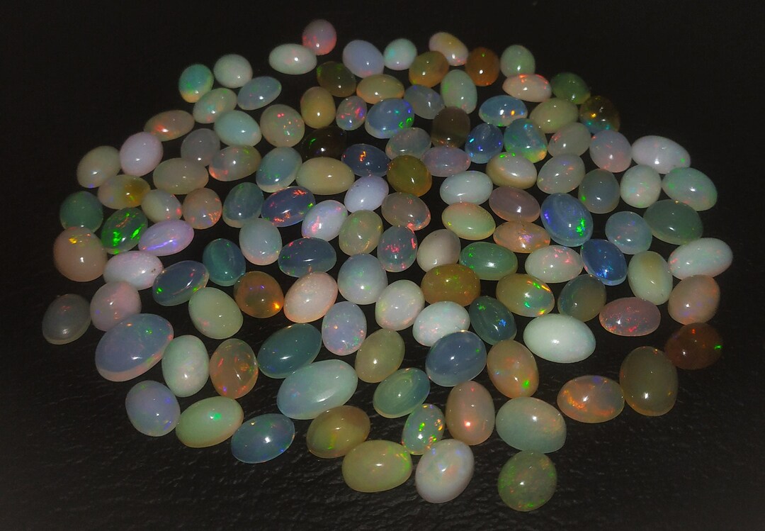 66 25ct 120.pieces 0pal Lot Ethiopian Opal Rare Opal Grade Opal ...