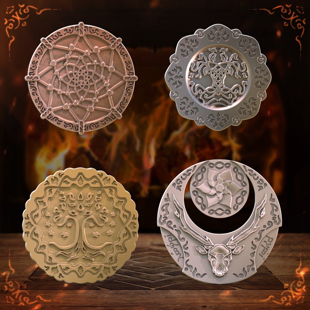 20 Elven Style Coins - Etsy