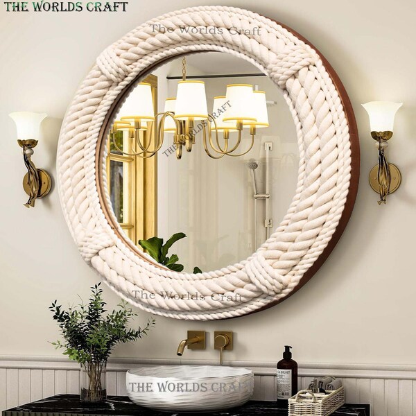 Rope Mirror - Etsy