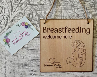 Breastfeeding Sign - Etsy UK