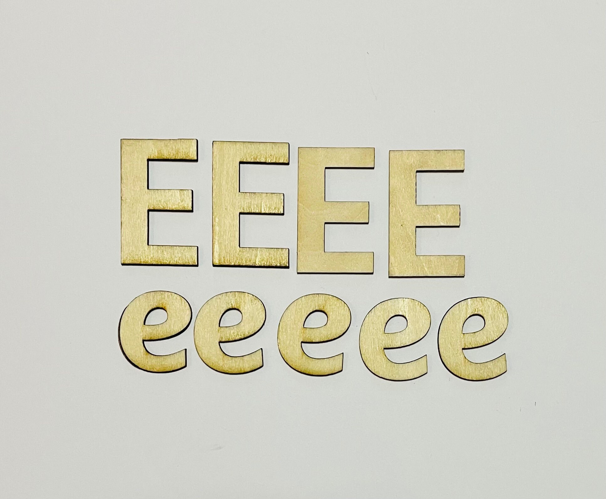 Wooden Alphabet Letters In Sassoon Font Upper And Lower Case Etsy Uk