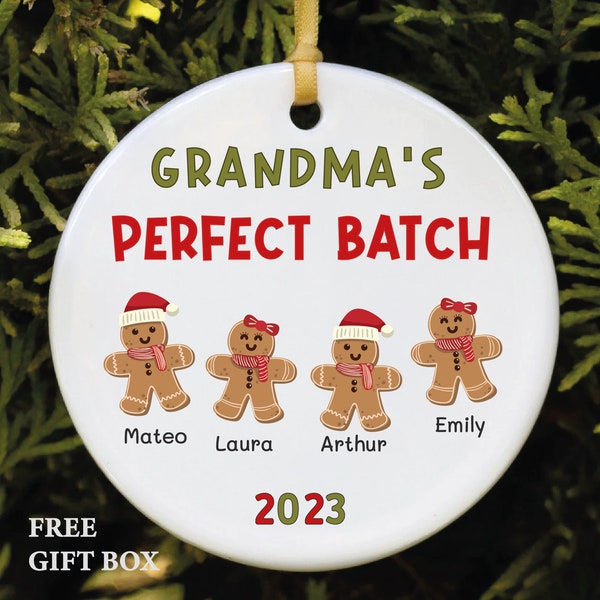 Grandma and Grandpas Perfect Batch Ornament - Etsy