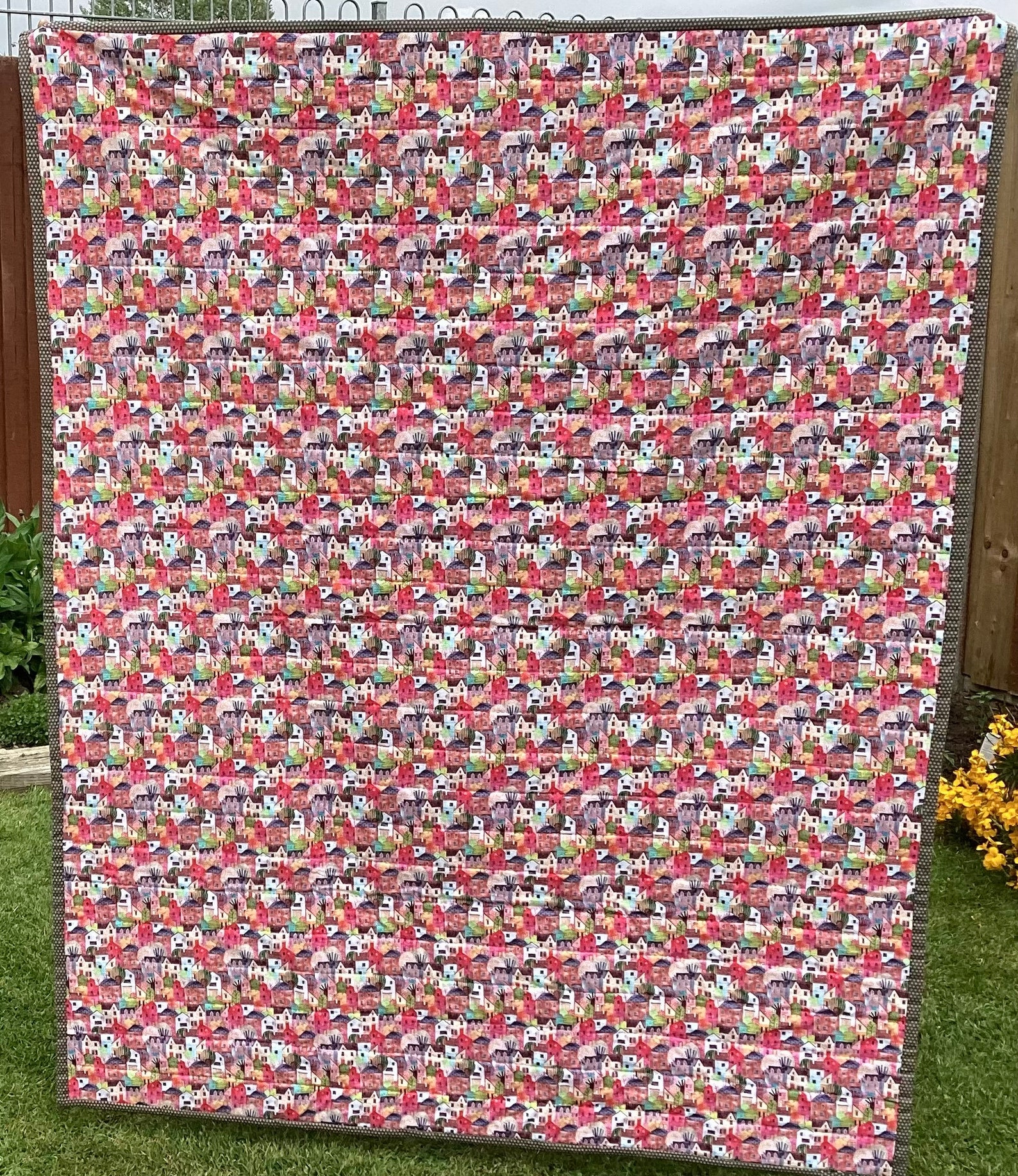 Hand Stitched Multicoloured Patchwork Scrap - Etsy UK