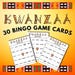 Printable Kwanzaa Bingo Cards Fun & Educational Holiday Activity, PDF ...