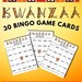 Kwanzaa Bingo Game Printable- Fun & Educational Holiday Activity, PDF ...
