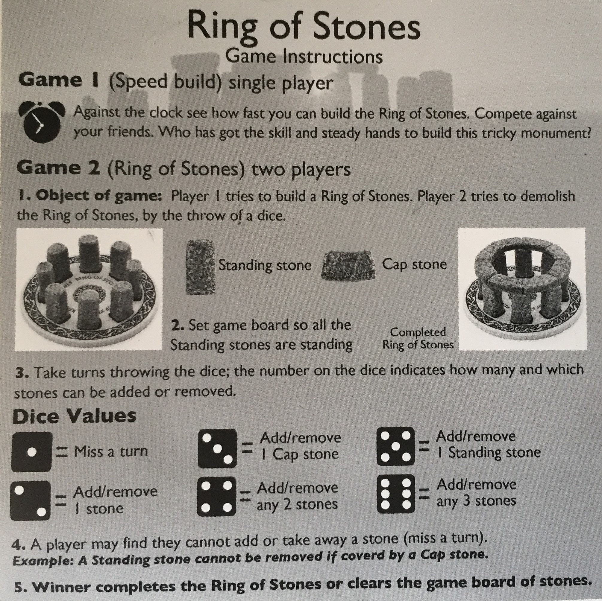 Stonehenge and the Ring of Stones Game - Etsy