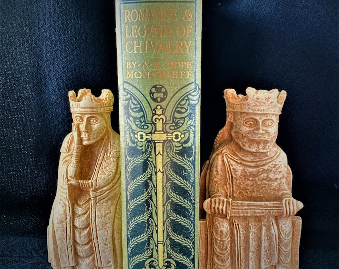 Medieval Bookends isle of Lewis Chessmen - Etsy