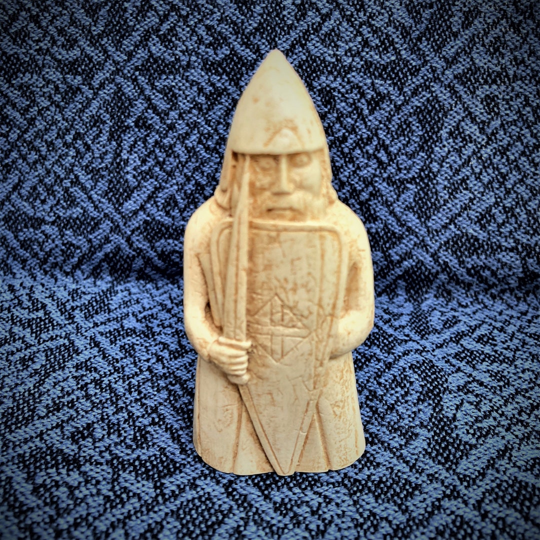 Individual Isle of Lewis Chess Piece - Warder - Etsy