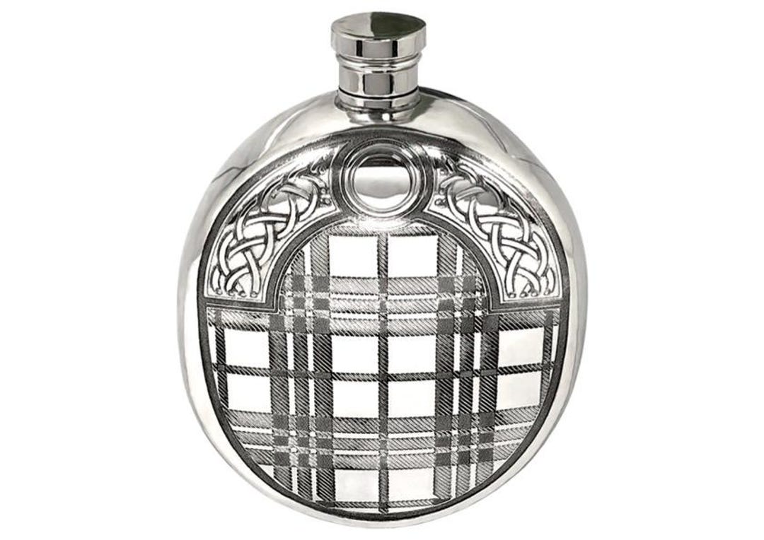 Sporran Inspired Pewter Hip Flask - Etsy