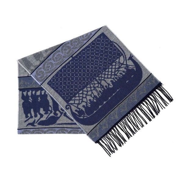 Viking Scene Scarf, Hanging, Table Runner - Wool and Acrylic - Made in ...