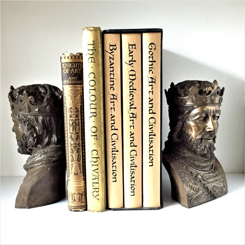 Vintage Medieval Bust, Richard I the Lionheart, Statue or Bookend. - Etsy