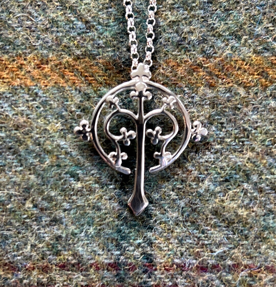 13th Century Tree of Life Sterling Silver Pendant - Etsy