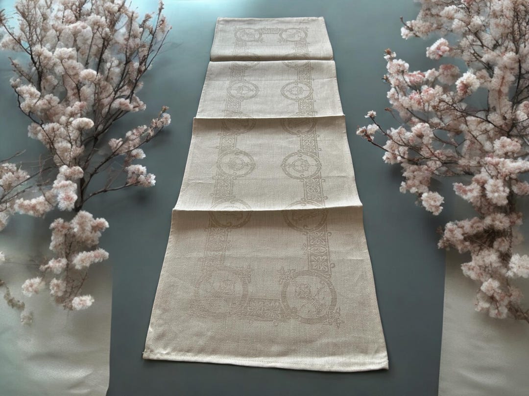 Irish Linen Symbols of Ireland Runner 12 X 36 Inches - Etsy