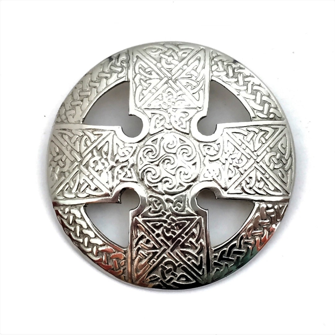 Celtic Cross Brooch - Etsy