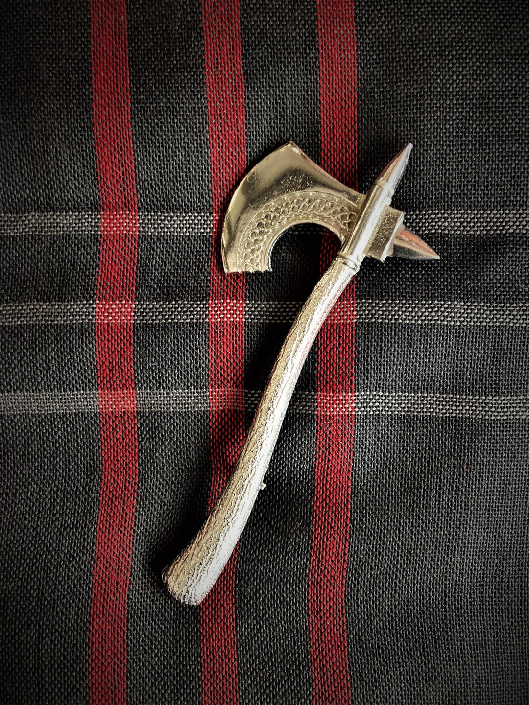 Medieval Axe Polished Pewter Kilt Pin - Etsy UK