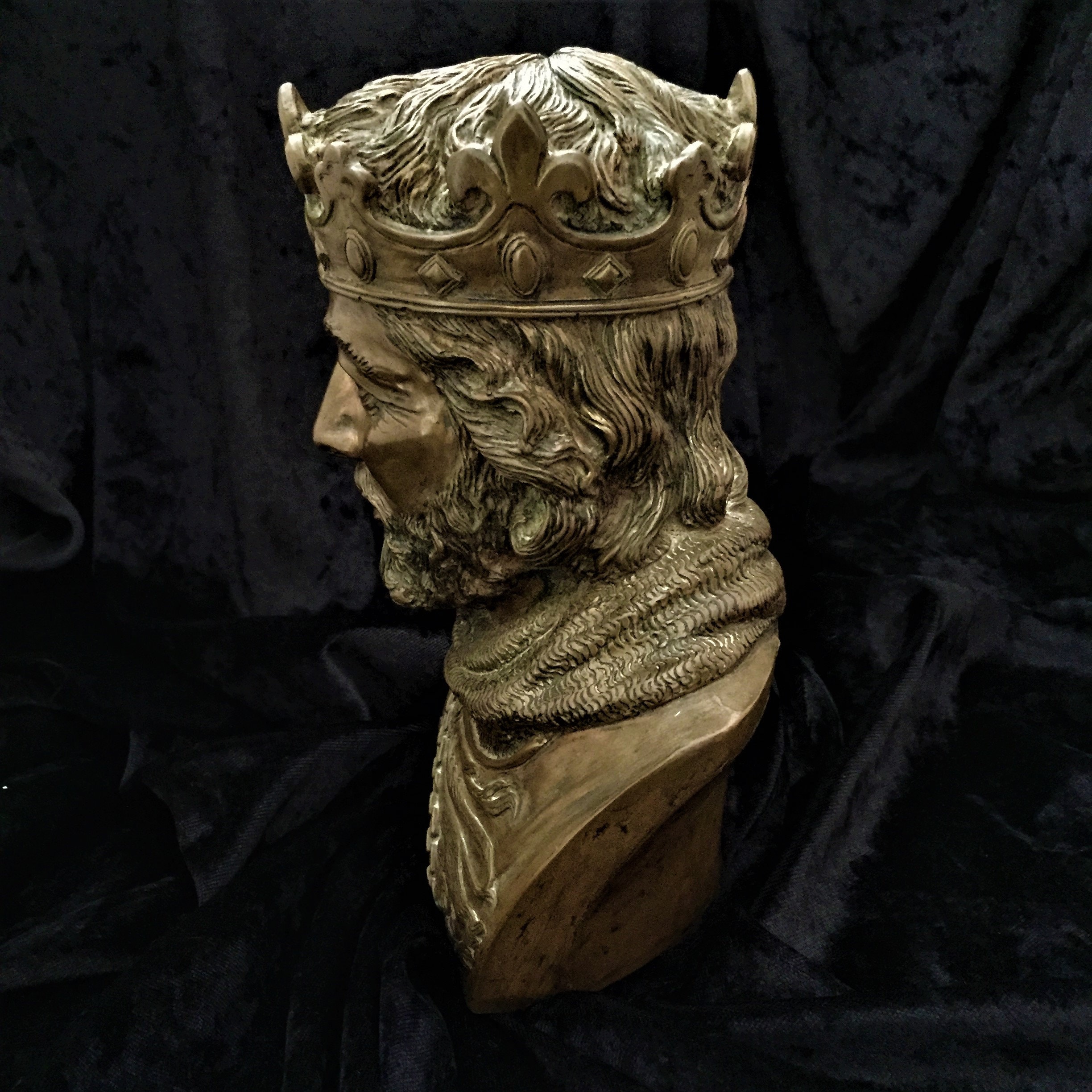 Vintage Medieval Bust, Richard I the Lionheart, Statue or Bookend. - Etsy