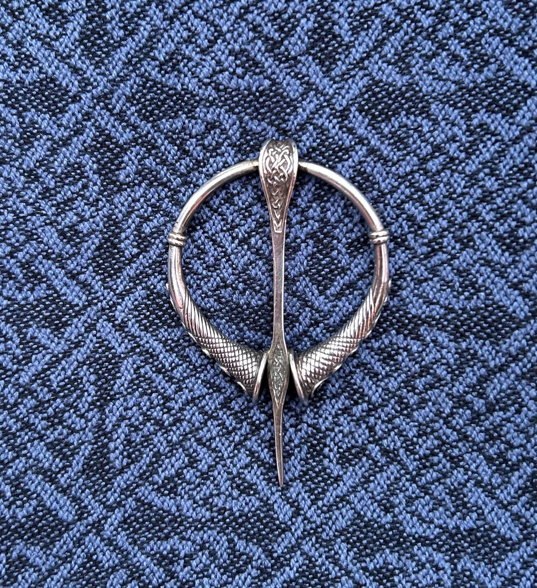 Rare Vintage Pennanular Style Celtic Brooch.(us Customers Please Note ...