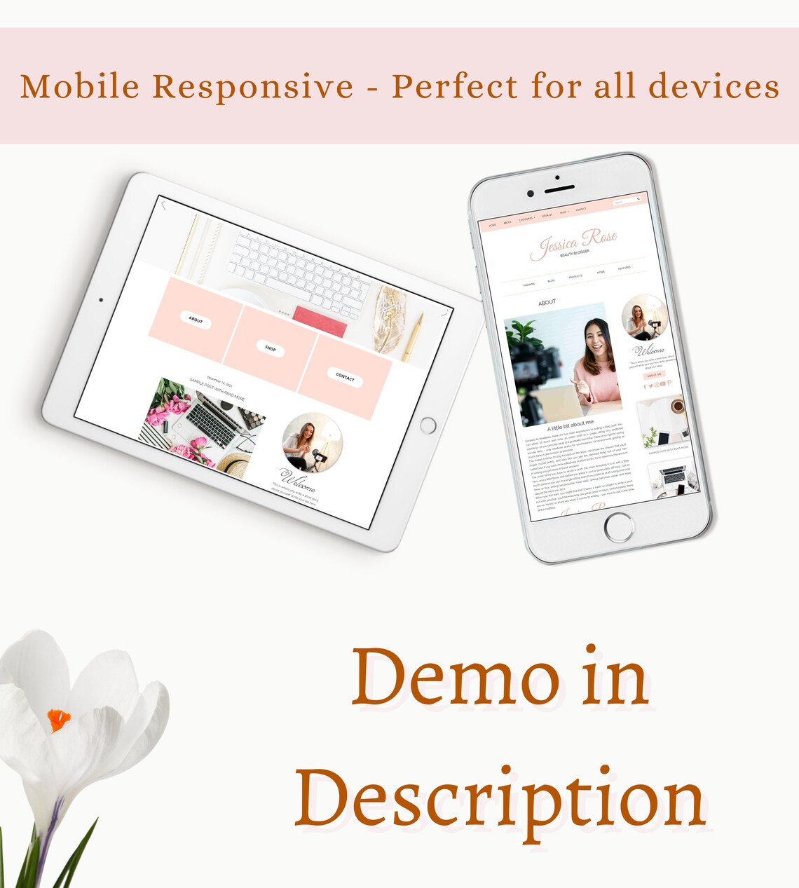 Wordpress Website Design Blog Template Wordpress Blog Theme - Etsy