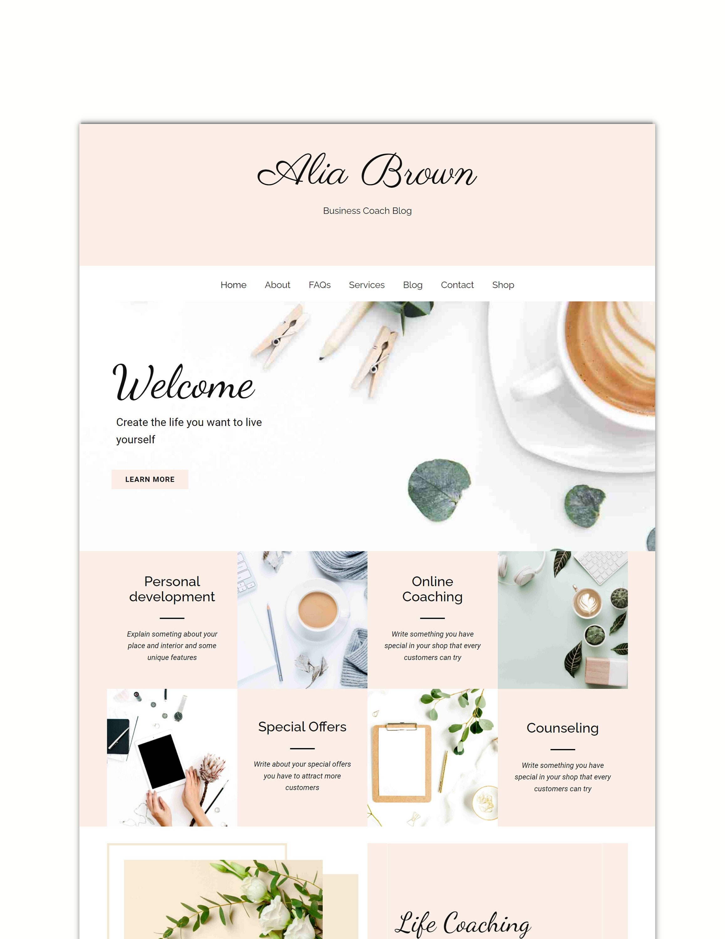 Theme for Wordpress Blog Template Wordpress Website Design - Etsy