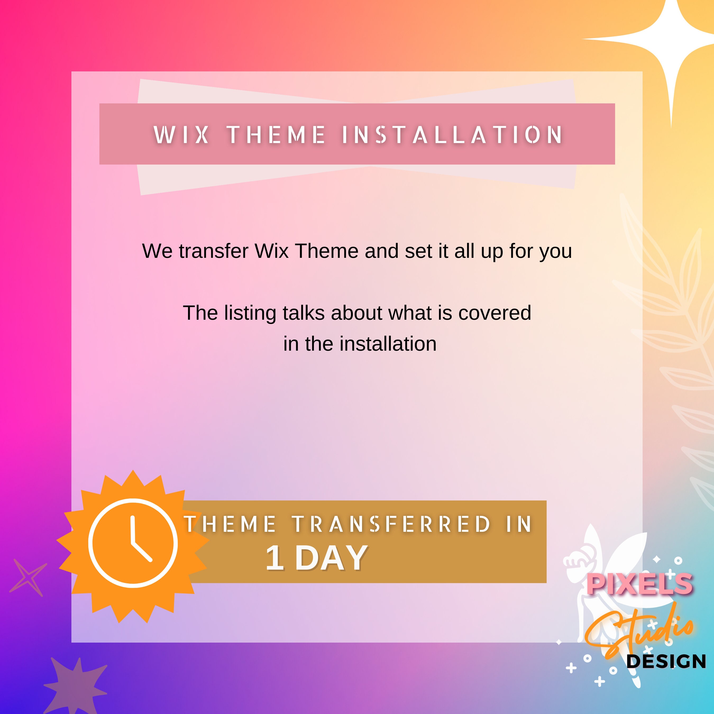 Wix Website Template Customized Setup 24hrs Custom - Etsy Australia