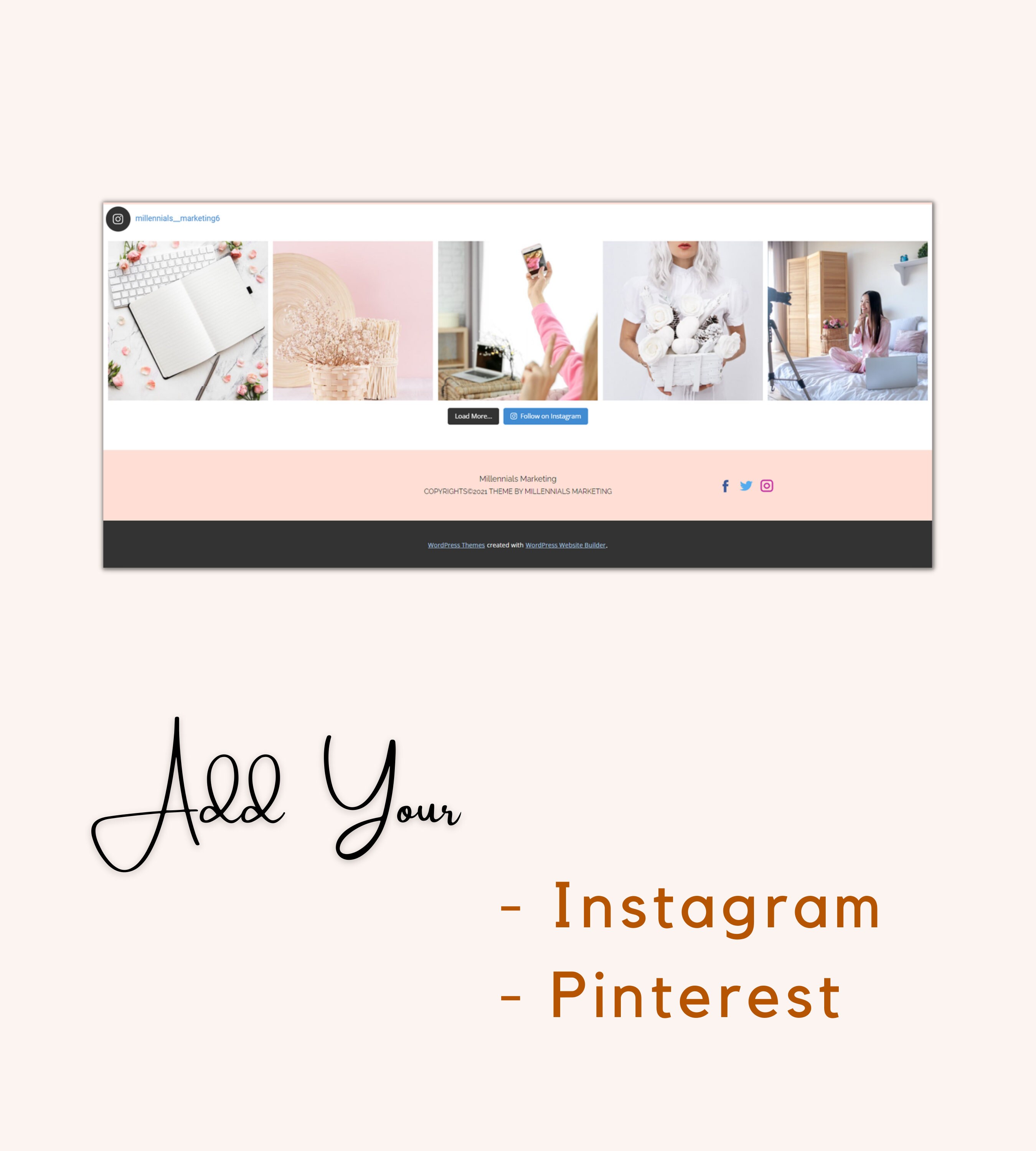 Wordpress Website Design Blog Template Wordpress Blog Theme - Etsy