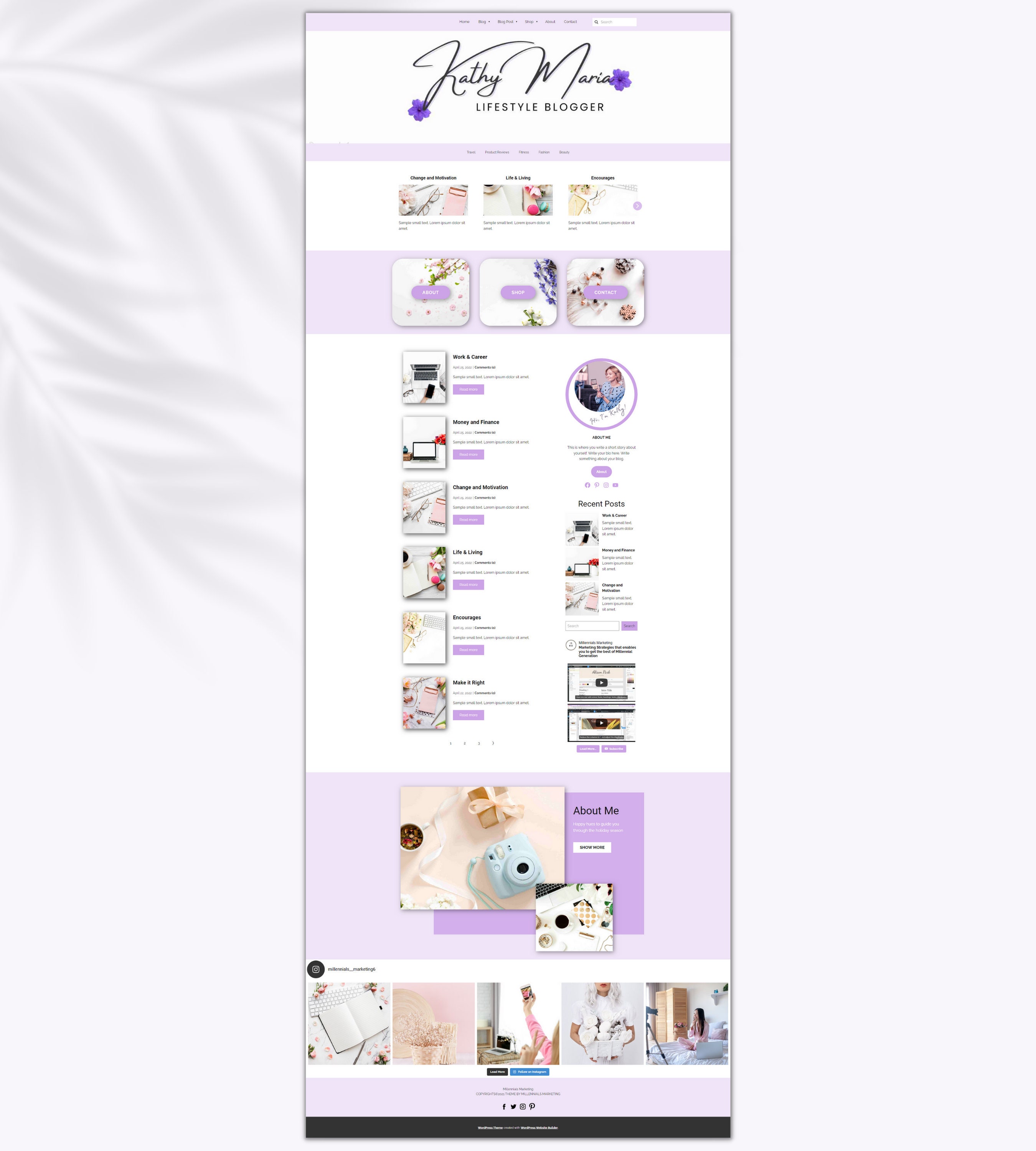 Wordpress Theme Responsive, Wordpress Website Design, Wordpress Theme ...