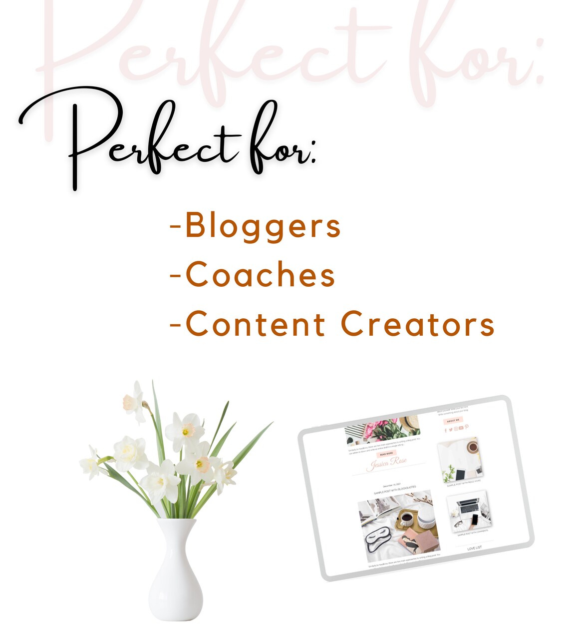 Wordpress Website Design Blog Template Wordpress Blog Theme - Etsy