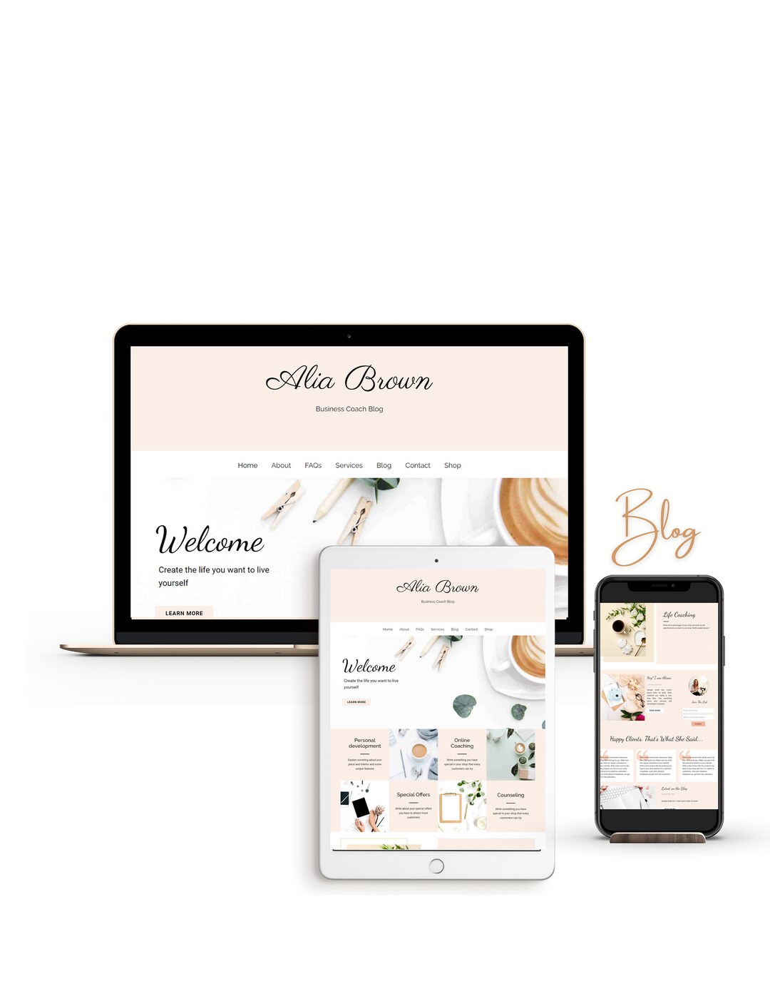 Theme for Wordpress, Blog Template Wordpress, Website Design, Blog ...